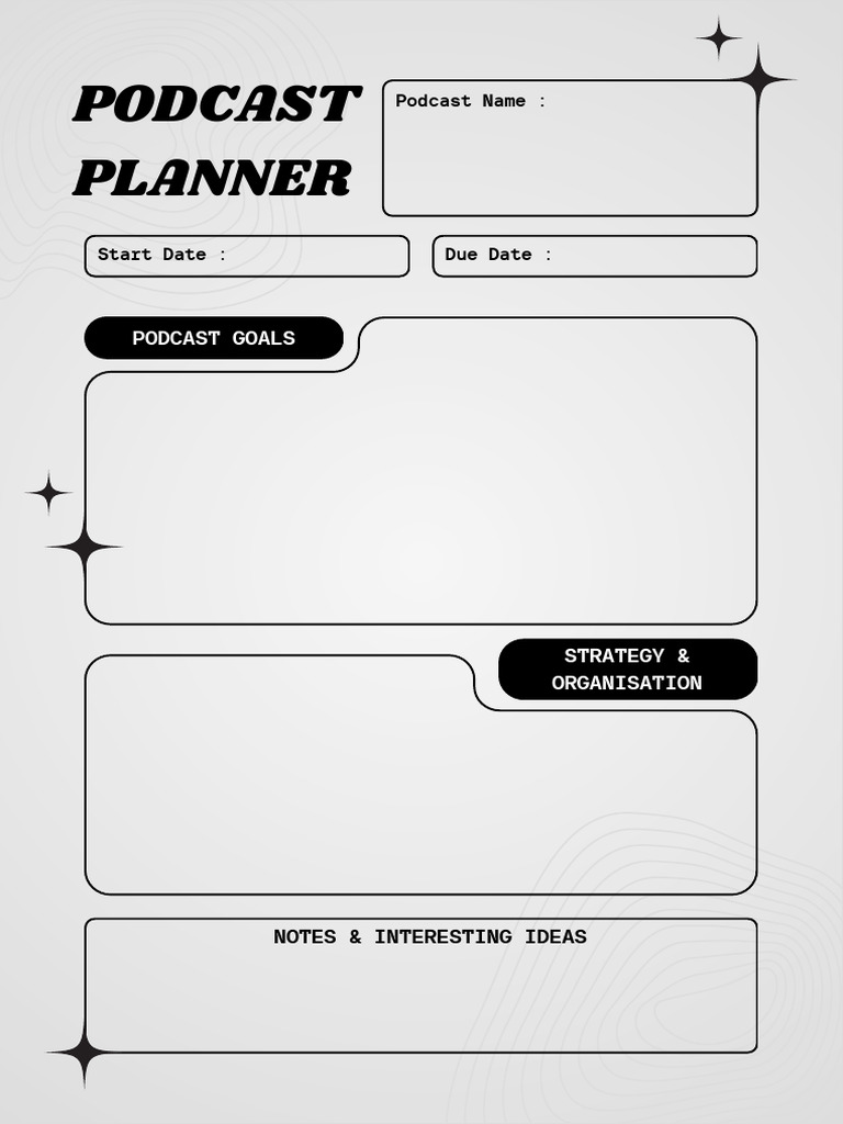 Podcast Planner | PDF
