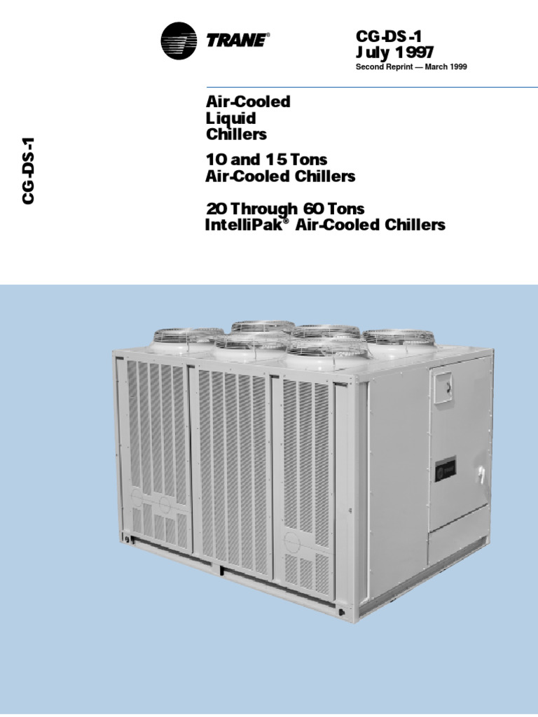 10-60 Ton Trane Air Cooled Chillers | PDF | Engineering Thermodynamics ...