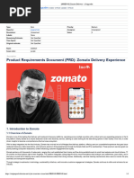 Zomato Restaurant Dataset Overview | PDF