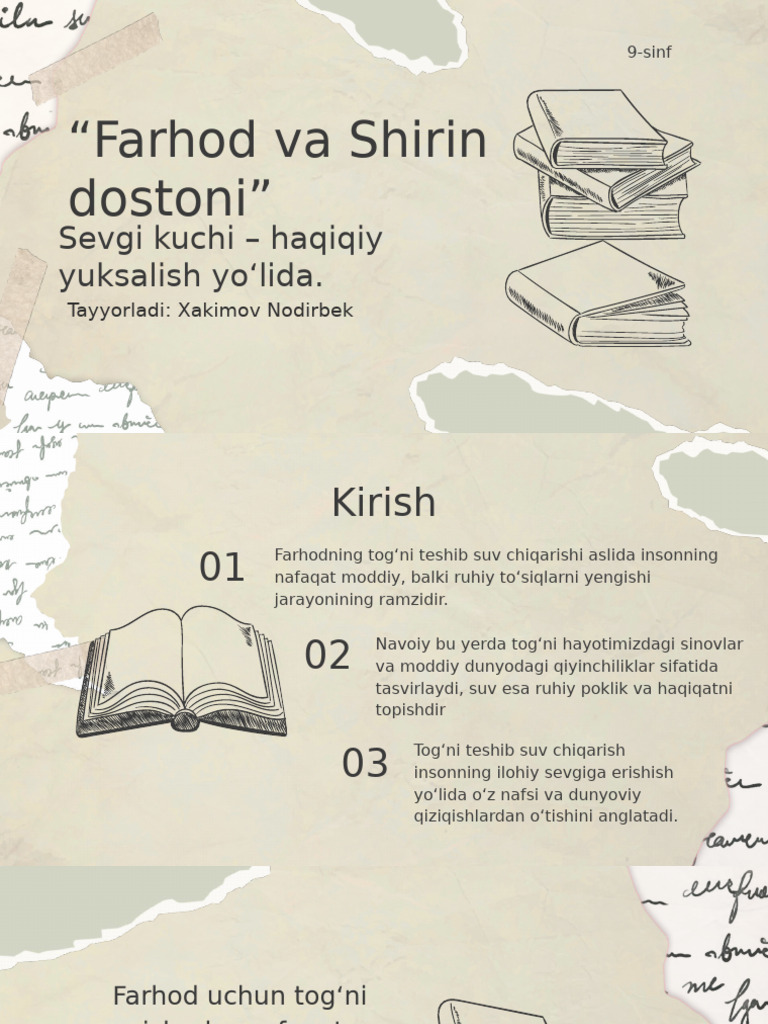 Farhod Va Shirin Dostoni | PDF