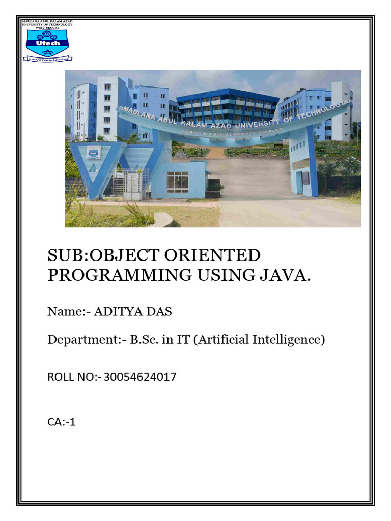 Object oriented programming | PDF