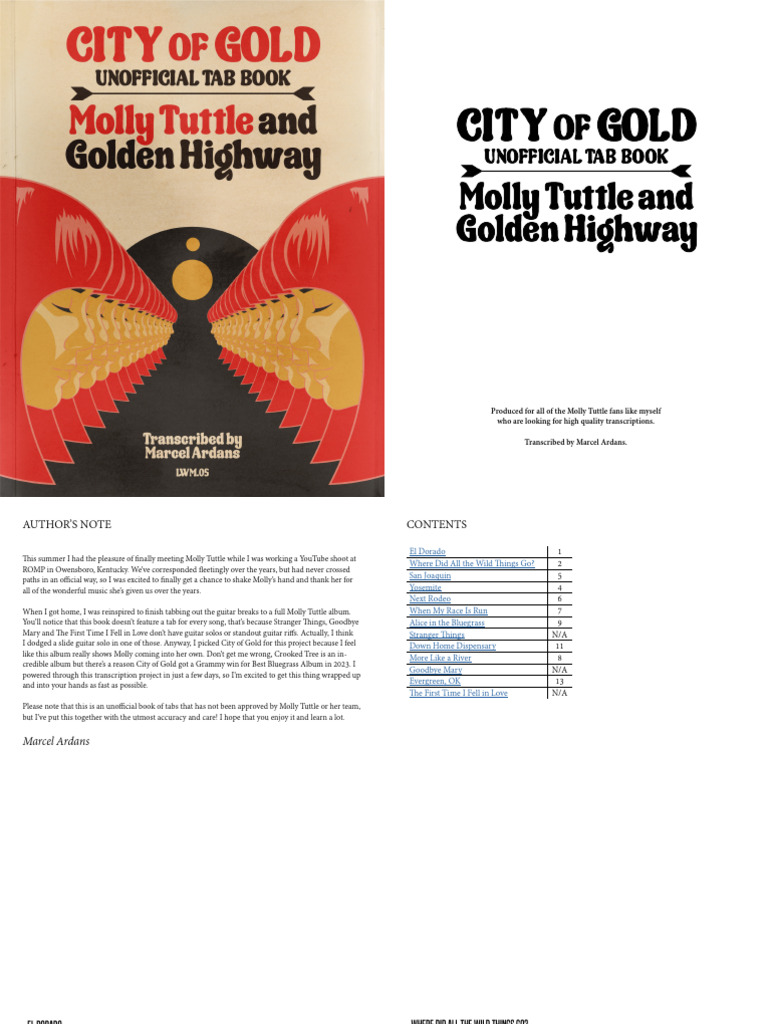Molly Tuttle City of Gold Txitjt | PDF | Celtic Musical Instruments ...