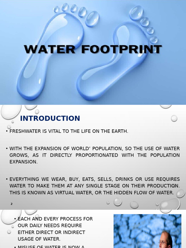Understanding Water Footprint Concepts | PDF | Water | Hydrology