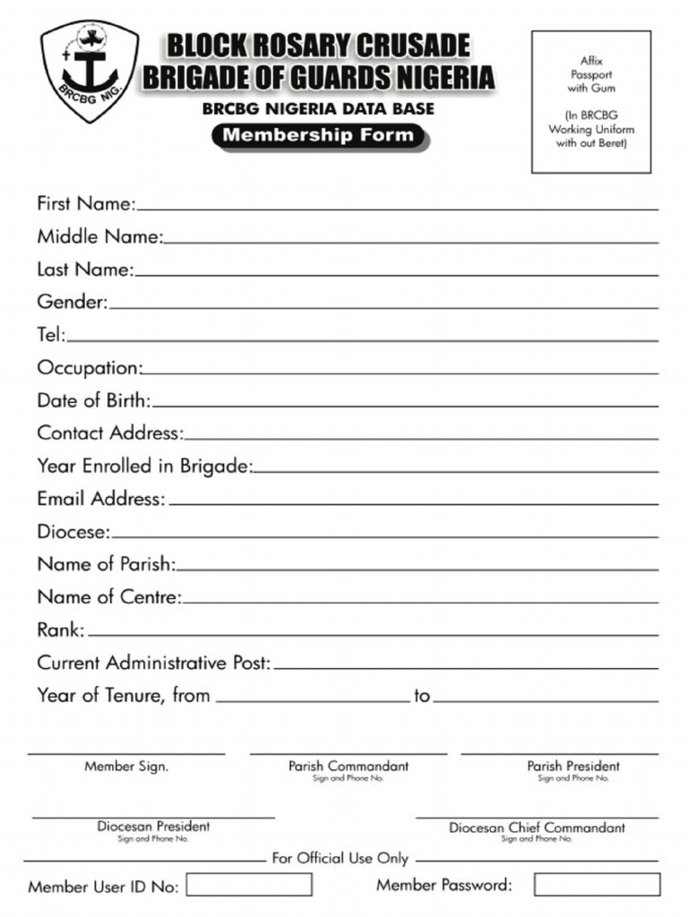 BG Form-1 | PDF