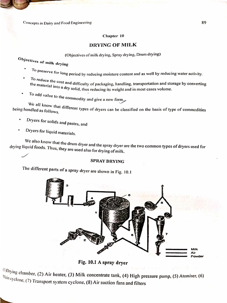 Drying of Milk | PDF