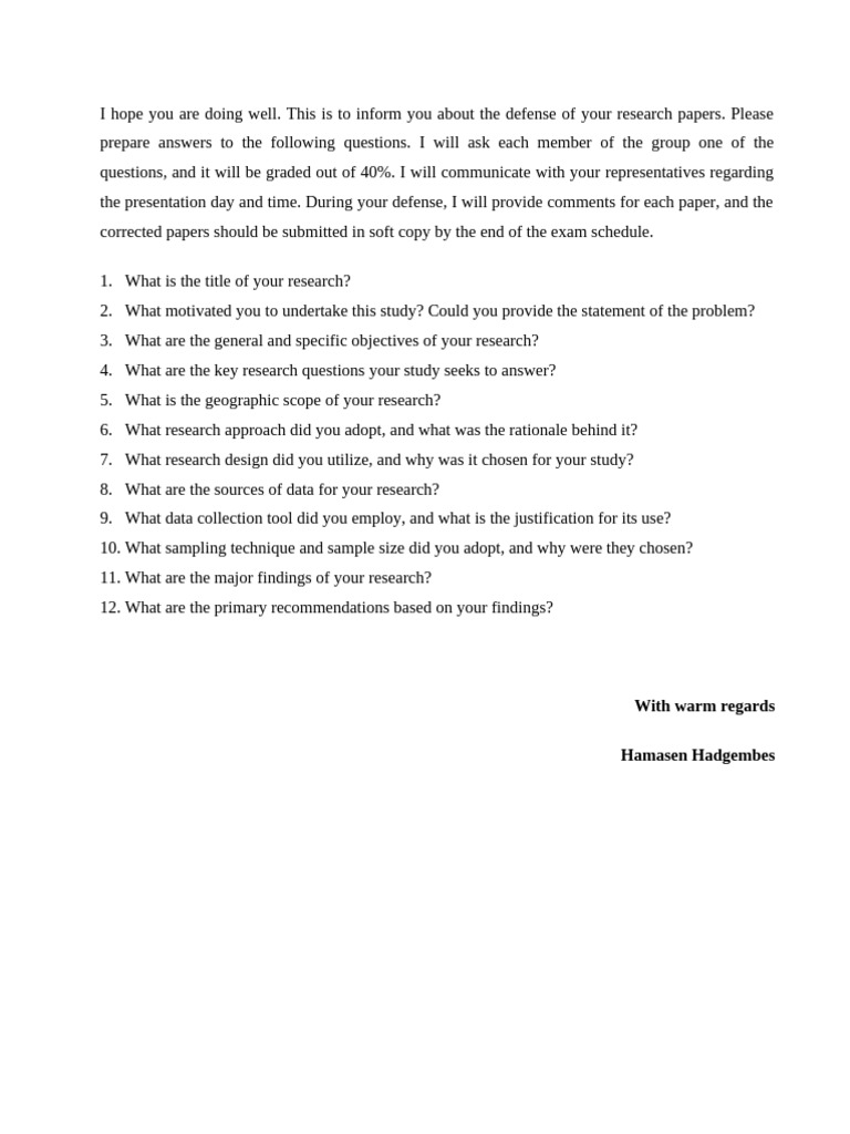 Research Paper Defense Guidelines | PDF