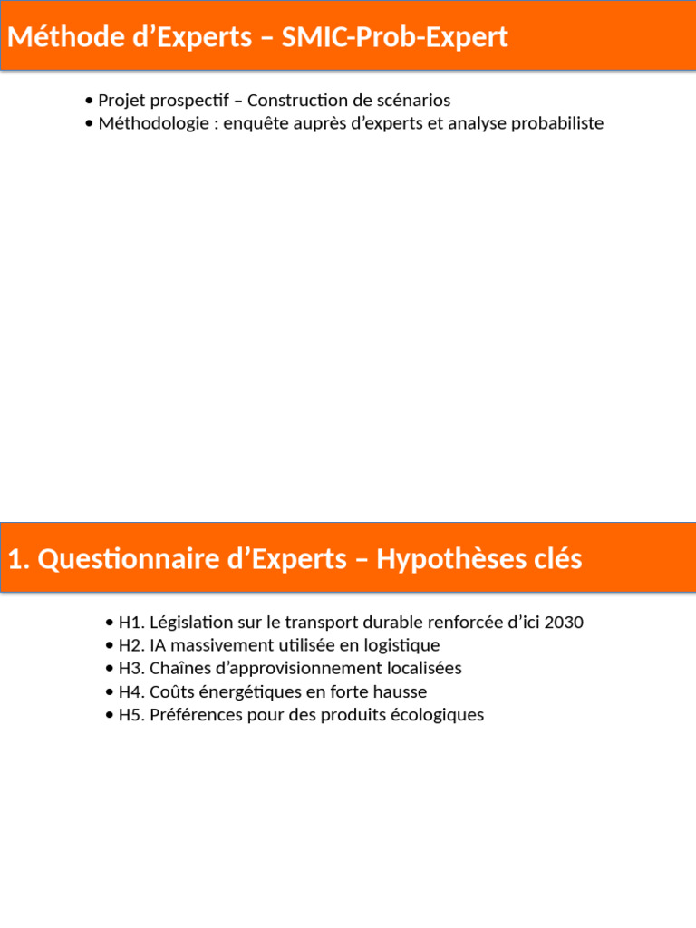 Methode SMIC Prob Expert Presentation Design | PDF