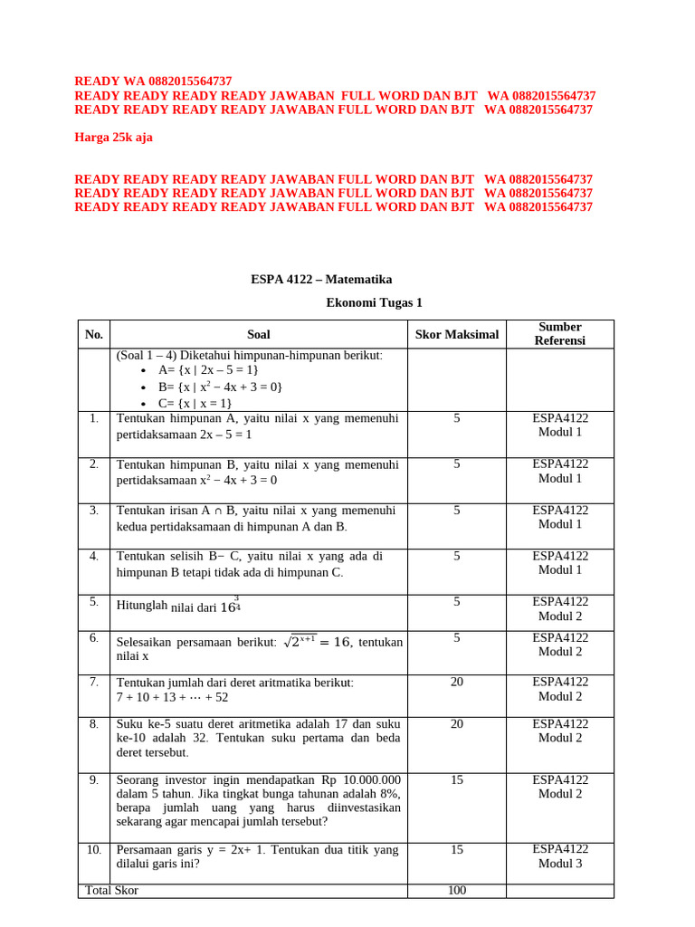 ESPA 4122 - TugaS 1 READY WA 0882015564737 | PDF