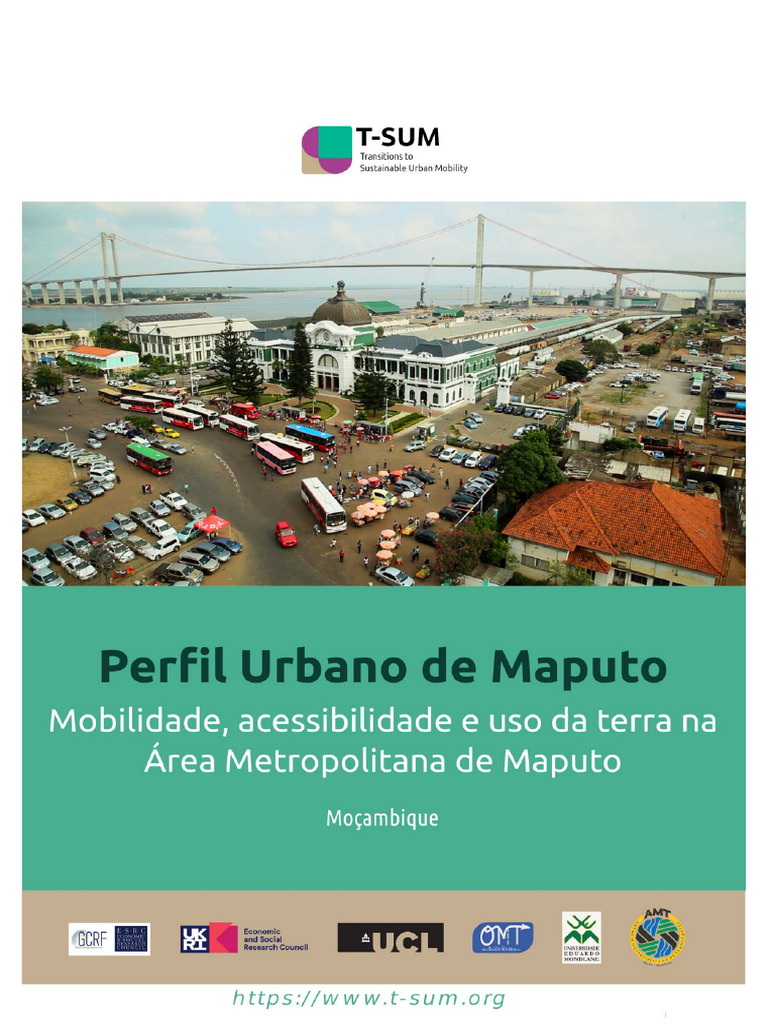 Perfil Urbano de Maputo Mobilidade Acces | PDF | Computadores ...