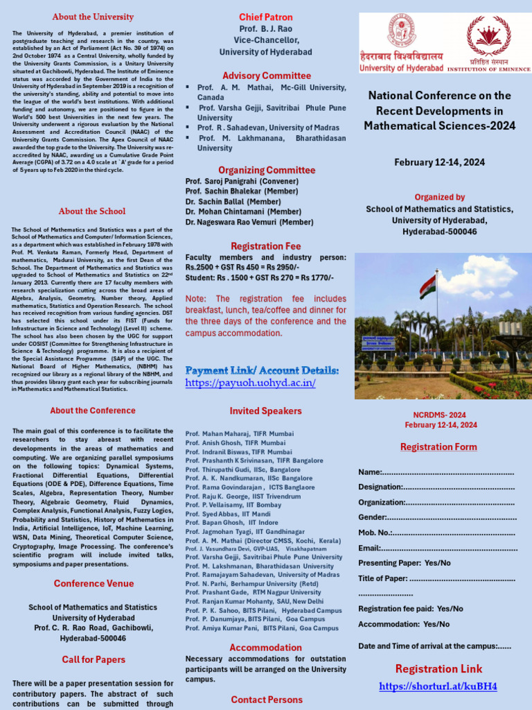 Confrencence Front Page New Final | PDF | Mathematics | Equations