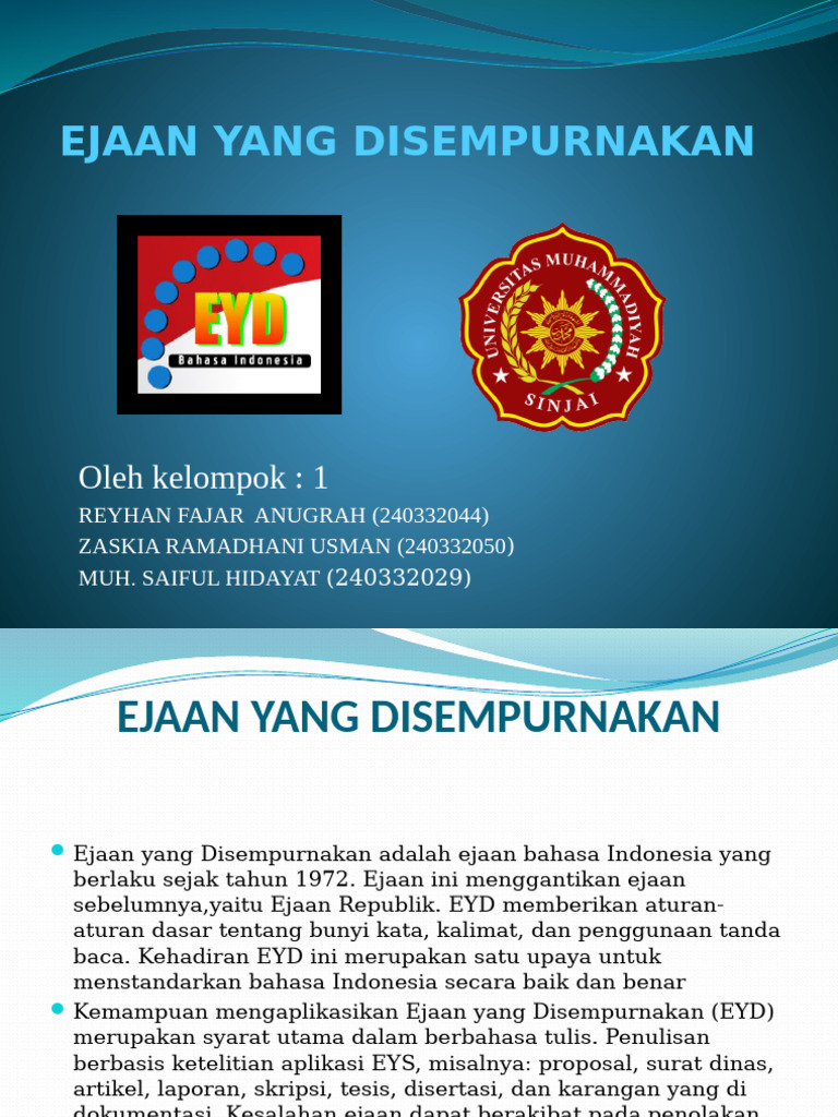 384668399-EYD-Power-Point (1) | PDF