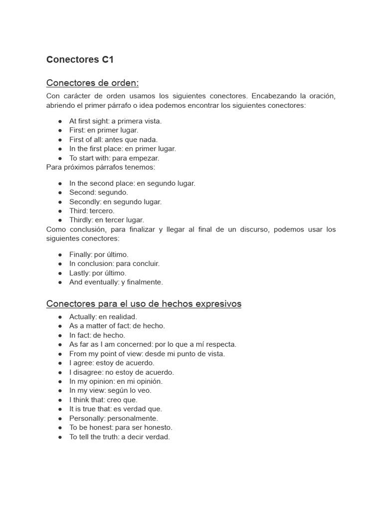 Conectores C1 | PDF