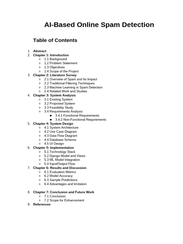 AI-Based Online Spam Detection | PDF | Machine Learning | Email Spam