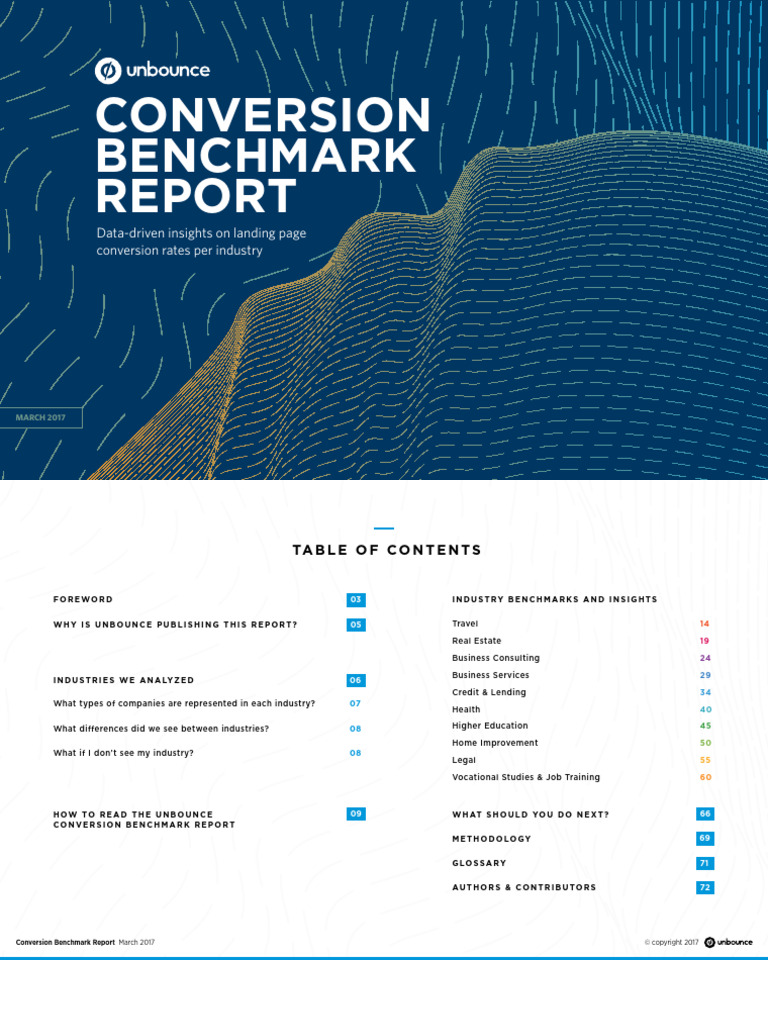 Unbounce Conversion Benchmark Report 2017 | PDF | Emotions