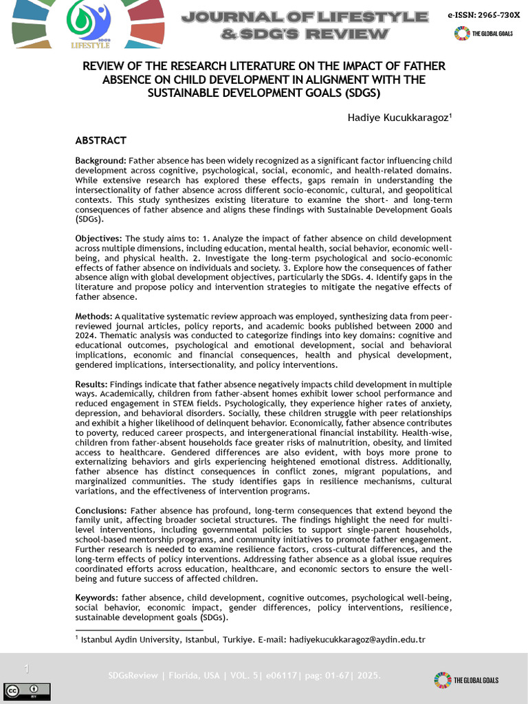 Review of The Research Literature On The Impact of | PDF | Attachment Theory | Child Development