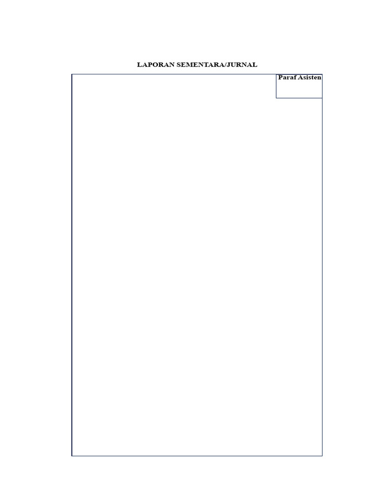 Laporan Sementara_KIMOR 3 | PDF