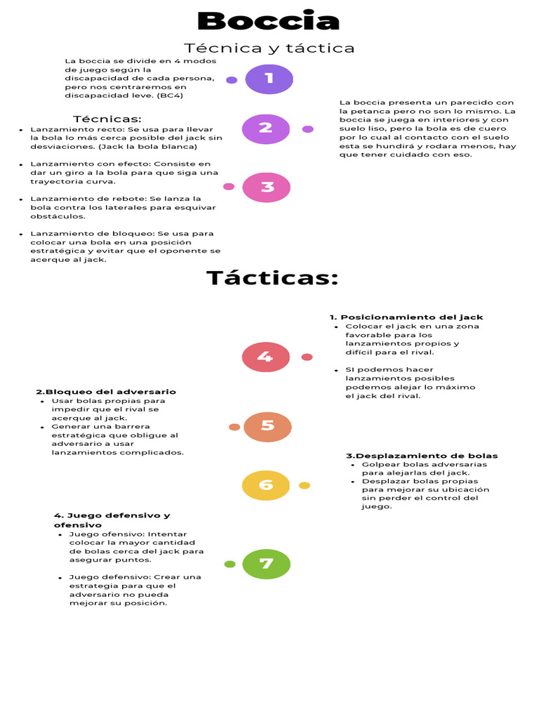Boccia Técnica y Táctica | PDF