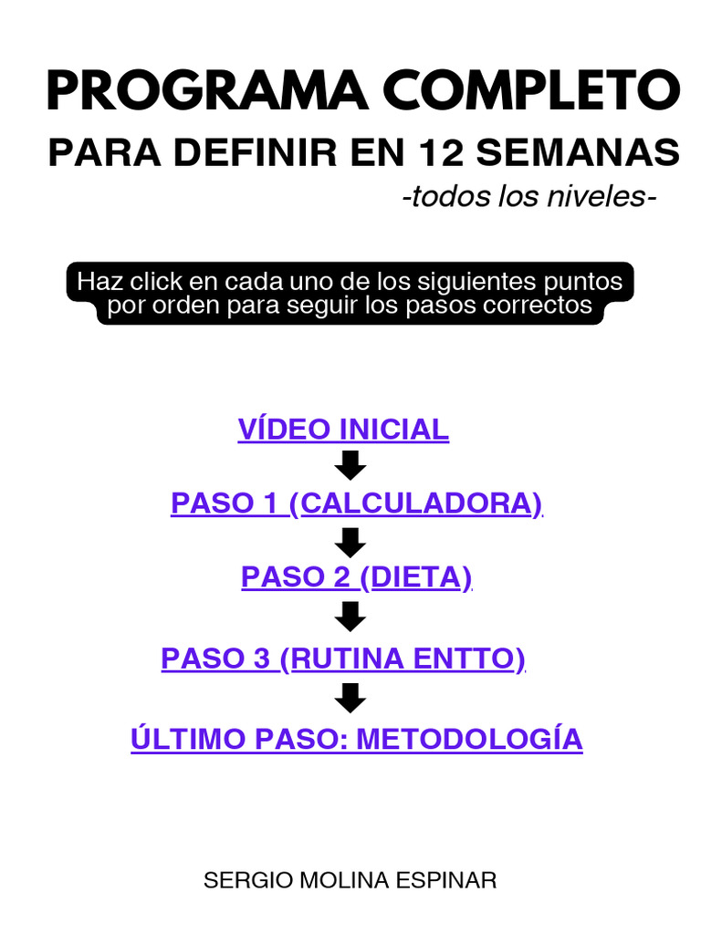 Programa definición- Guía | PDF