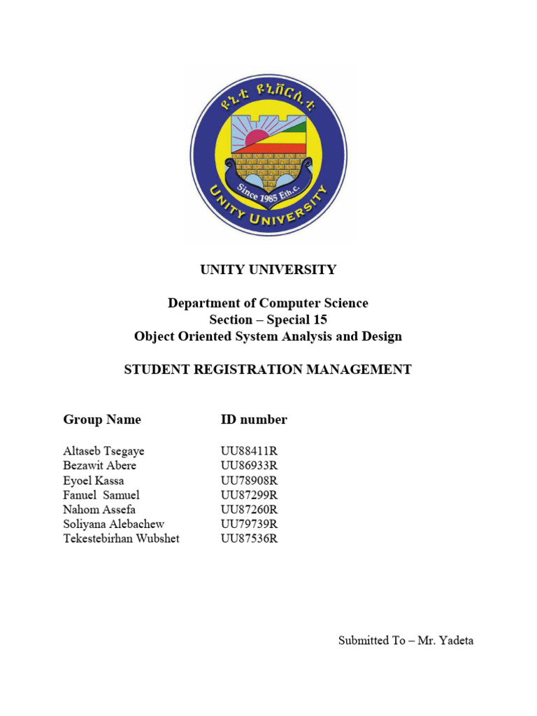 Student Registration Management System | PDF | Usability | Databases