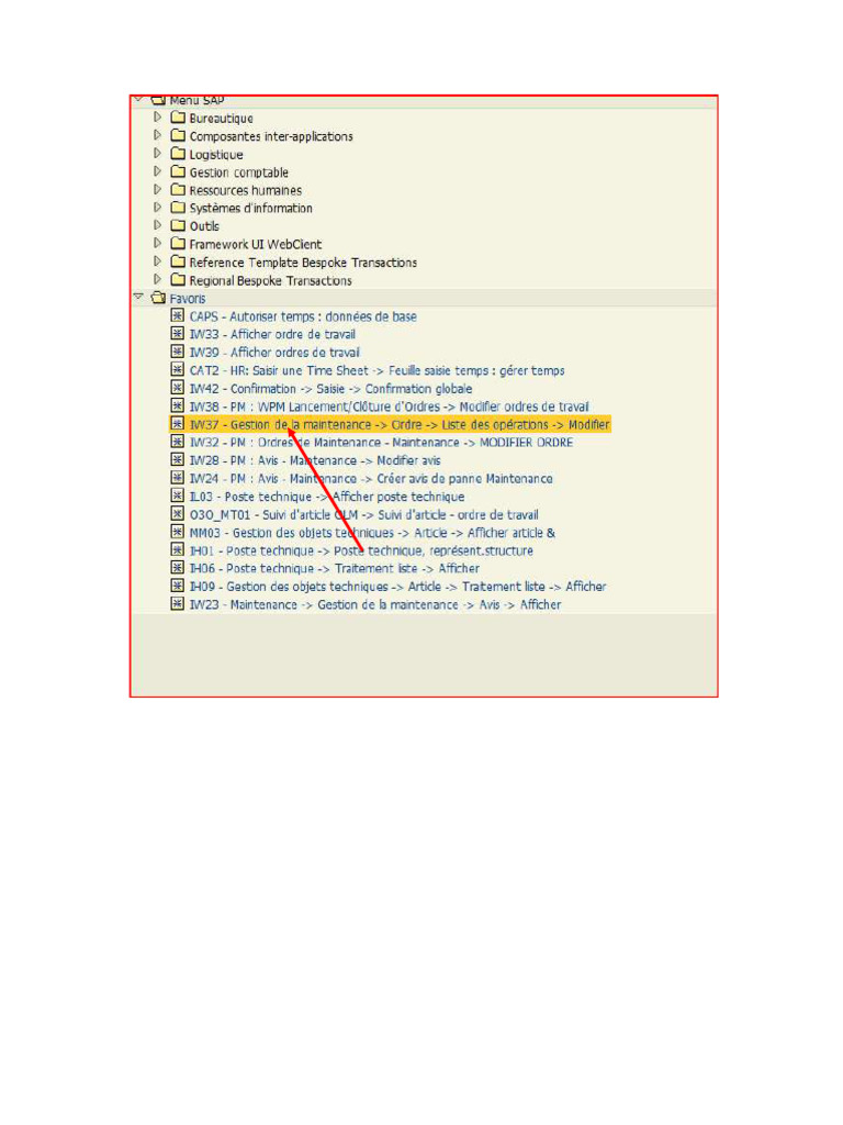 Iw37 Recherche Gamme Operatoire | PDF