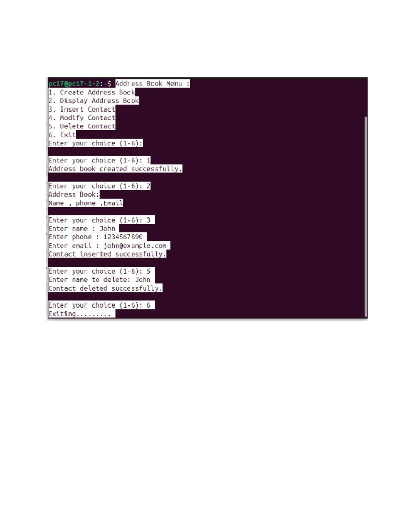 Address Book | PDF