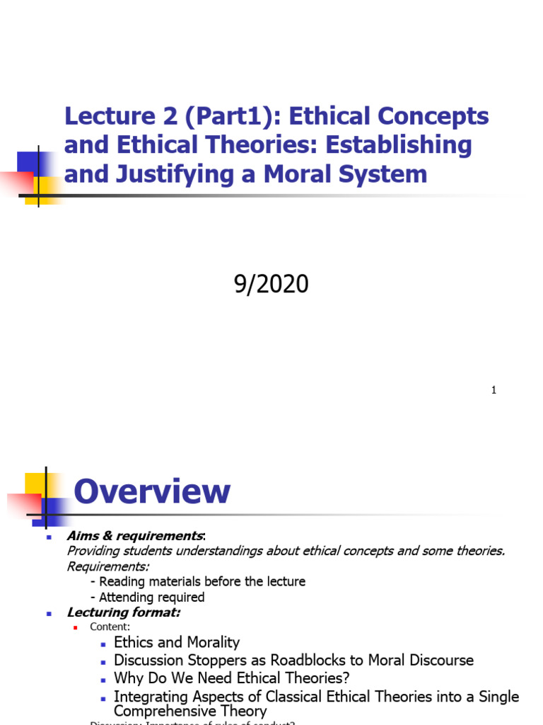 Lect2 ch02 | PDF | Morality | Relativism