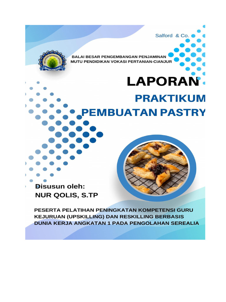 Laporan Praktikum Pastry | PDF