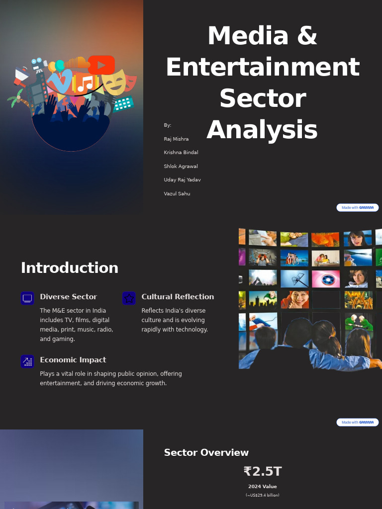 Media and Entertainment Sector Analysis | PDF | Economies