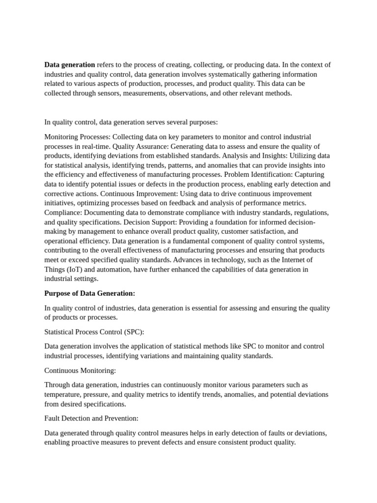 Pending Notes For Quality Control | PDF | Databases | Data