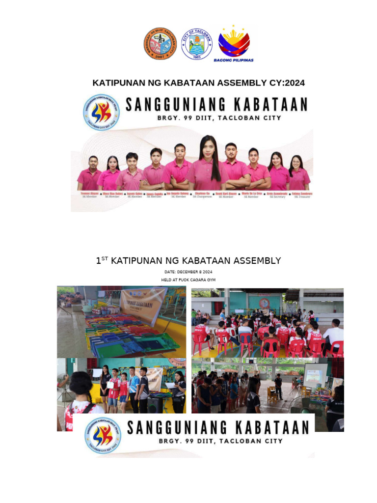 4RT Quarter SK Accomplishment Report | PDF