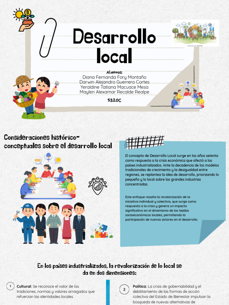 Desarrollo Local: Enfoques y Estrategias | PDF | Economias | Estado ...
