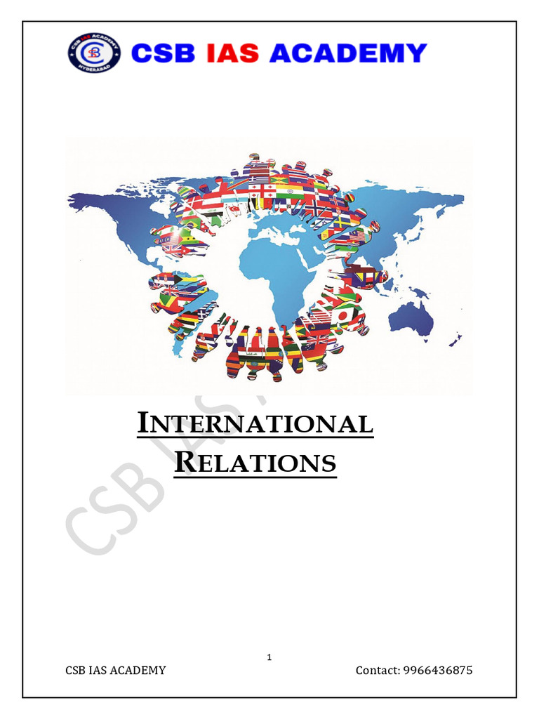 International Relations Overview 2023 | PDF | Geneva Conventions ...
