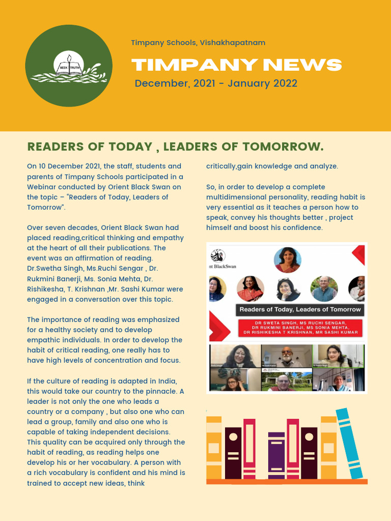Timpany Schools NL - December - January | PDF | Christmas