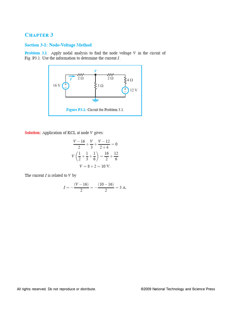 회로 3장 | PDF | Electrical Network | Electronics