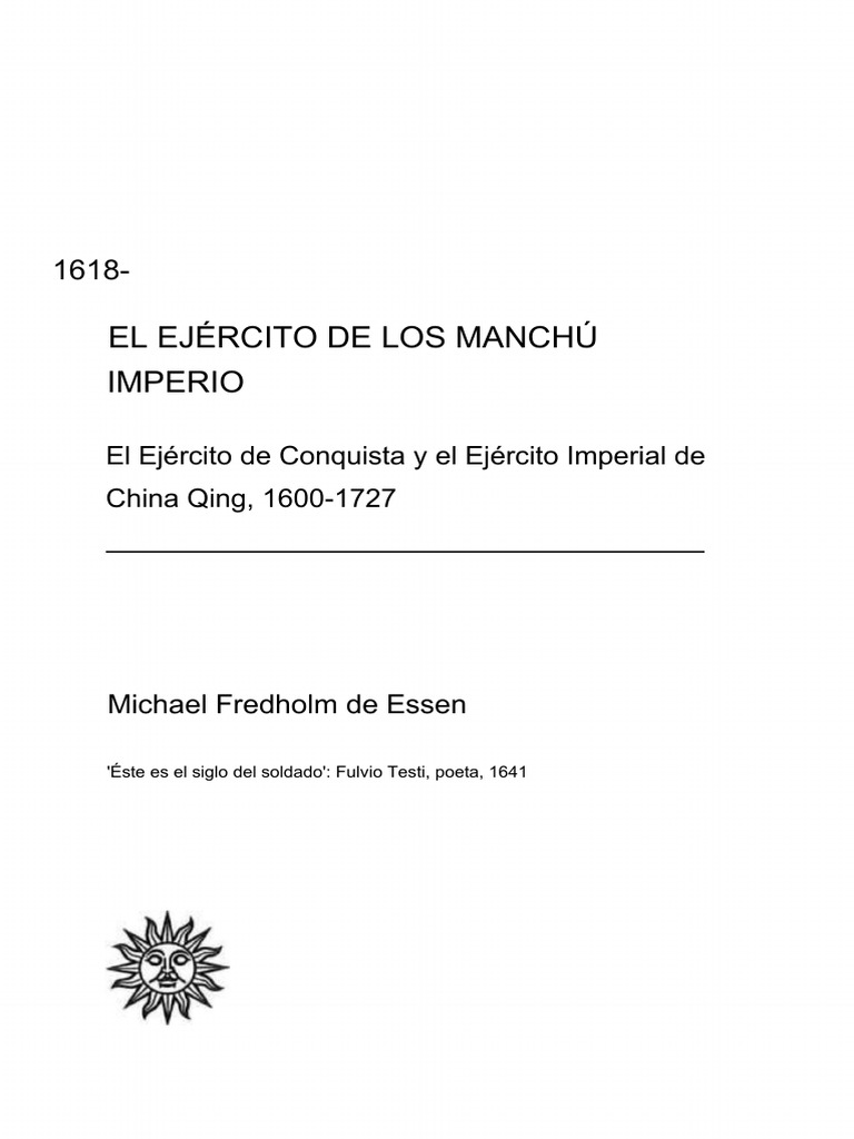 116 The Army of The Manchu Empire 1 Google | PDF | dinastia Qing