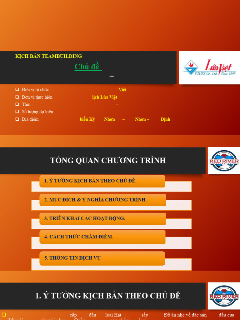 Teambuilding - Red River Foods VN - Luavietours | PDF