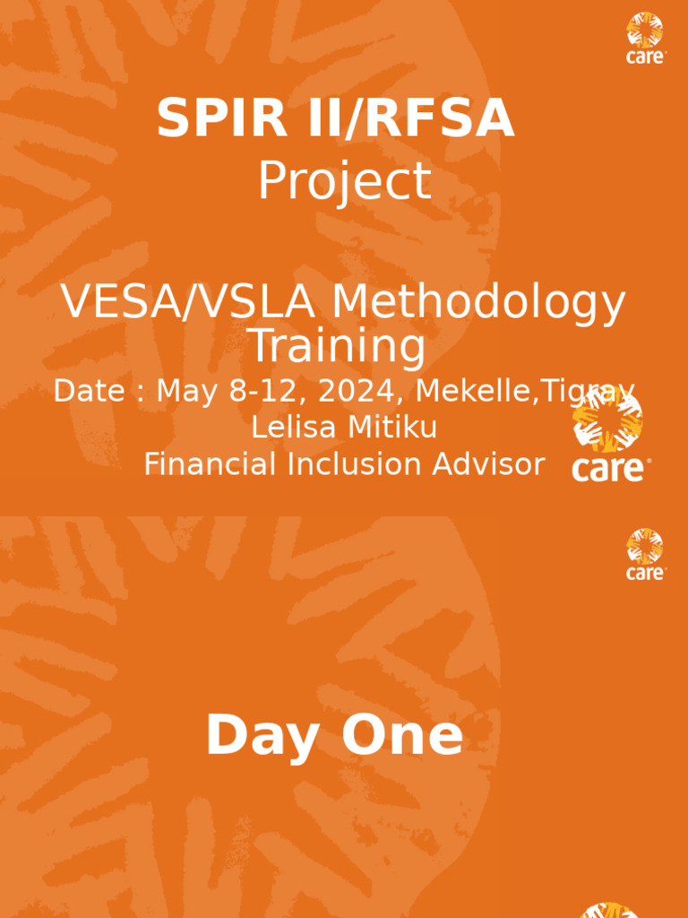 VSLA Methodology Training 2024 | PDF | Loans | Expense