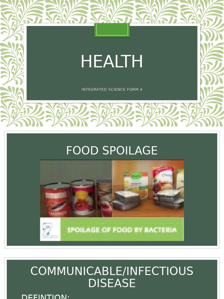 Health is c Form 42024 | PDF | Diabetes | Immune System