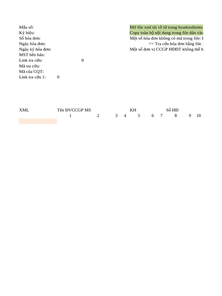 Lay Hoa Don XML | PDF