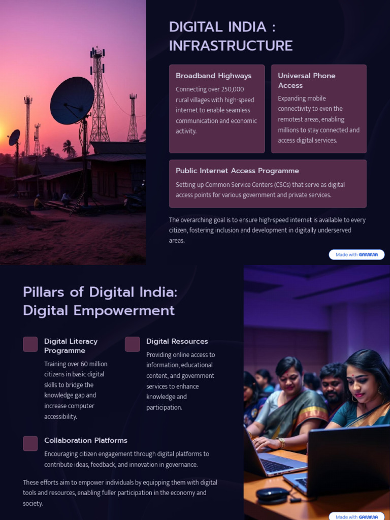 Digital India: Empowering Connectivity & Growth | PDF | Governance ...