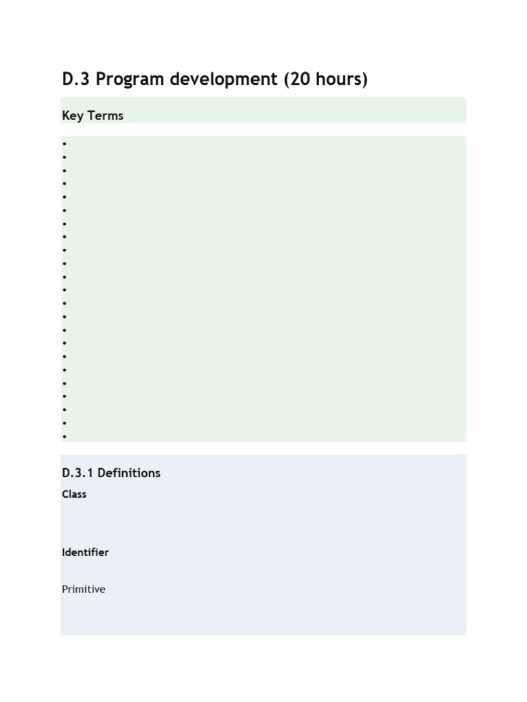 Toddle Ed221de9 Ced6 4cbc 8ce5 5e6c70546ca1 D3 Program Development | PDF | Method (Computer ...