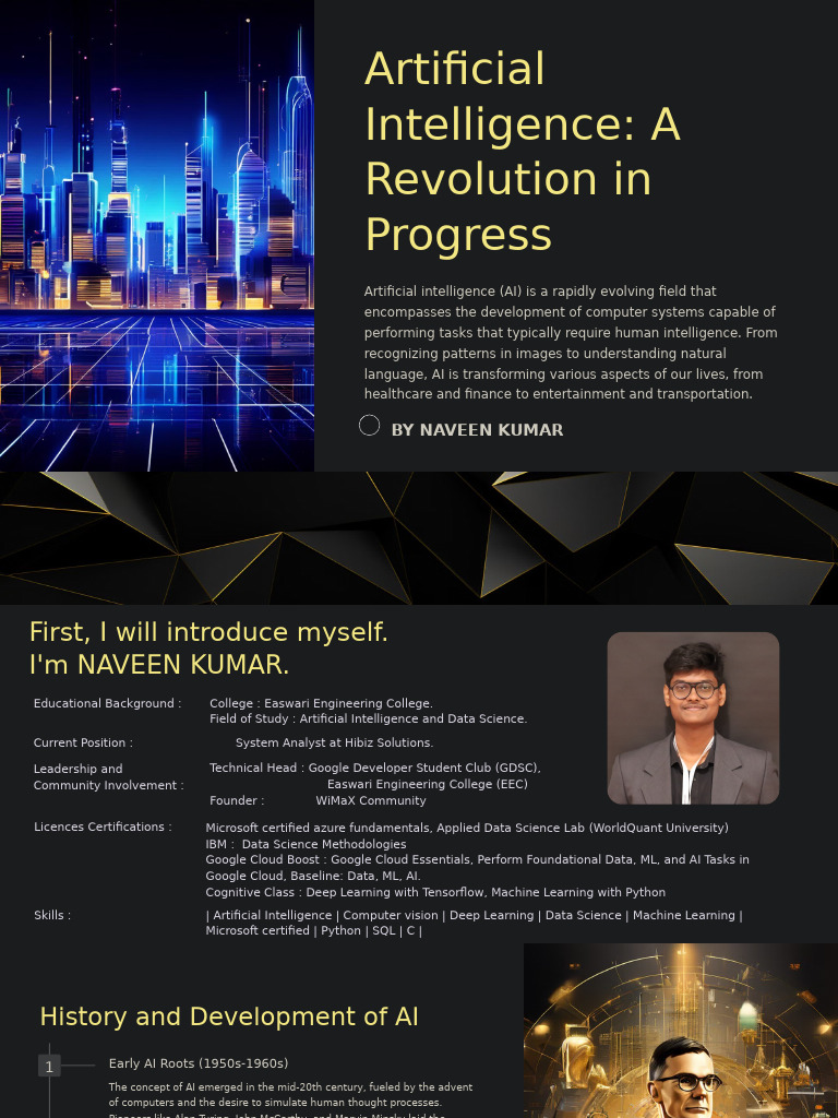 Artificial Intelligence A Revolution in Progress Final | PDF | Artificial Intelligence ...