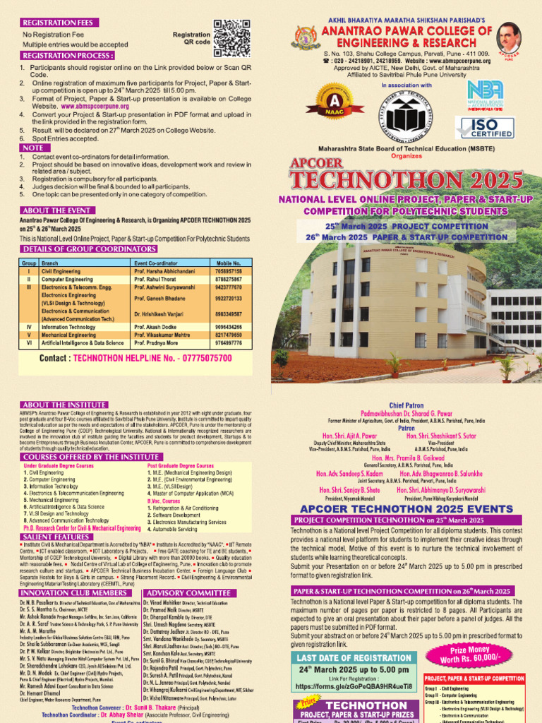 Technothon 2025 Folder | PDF