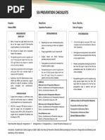 Hospital Admission Checklist Guide | PDF | Hospital | Surgery