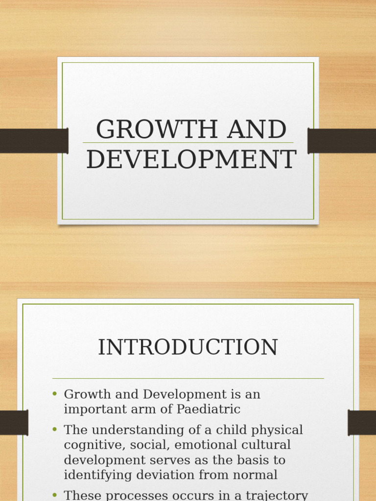 Growth and Development in Paediatrics For Fsot | PDF | Maternal Health ...