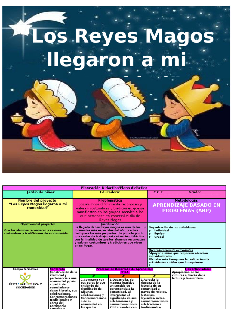 Proyecto sobre los Reyes Magos en la Escuela | PDF | Reyes Magos | Juguetes