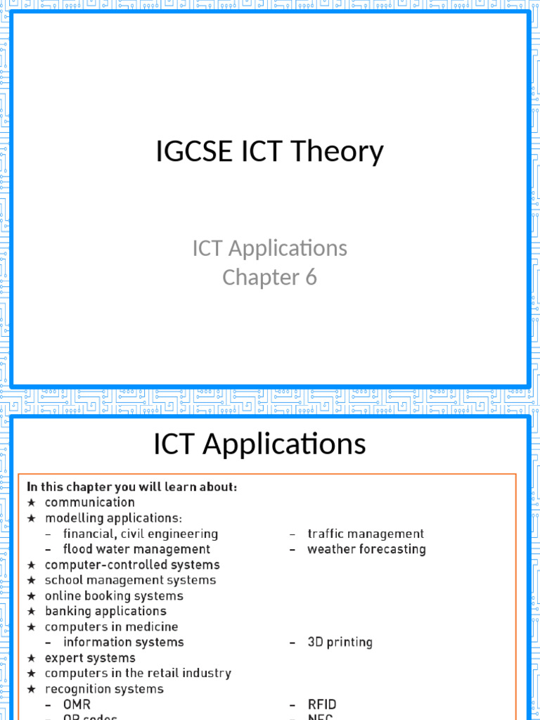 ICT Applications | PDF | Cheque | Point Of Sale