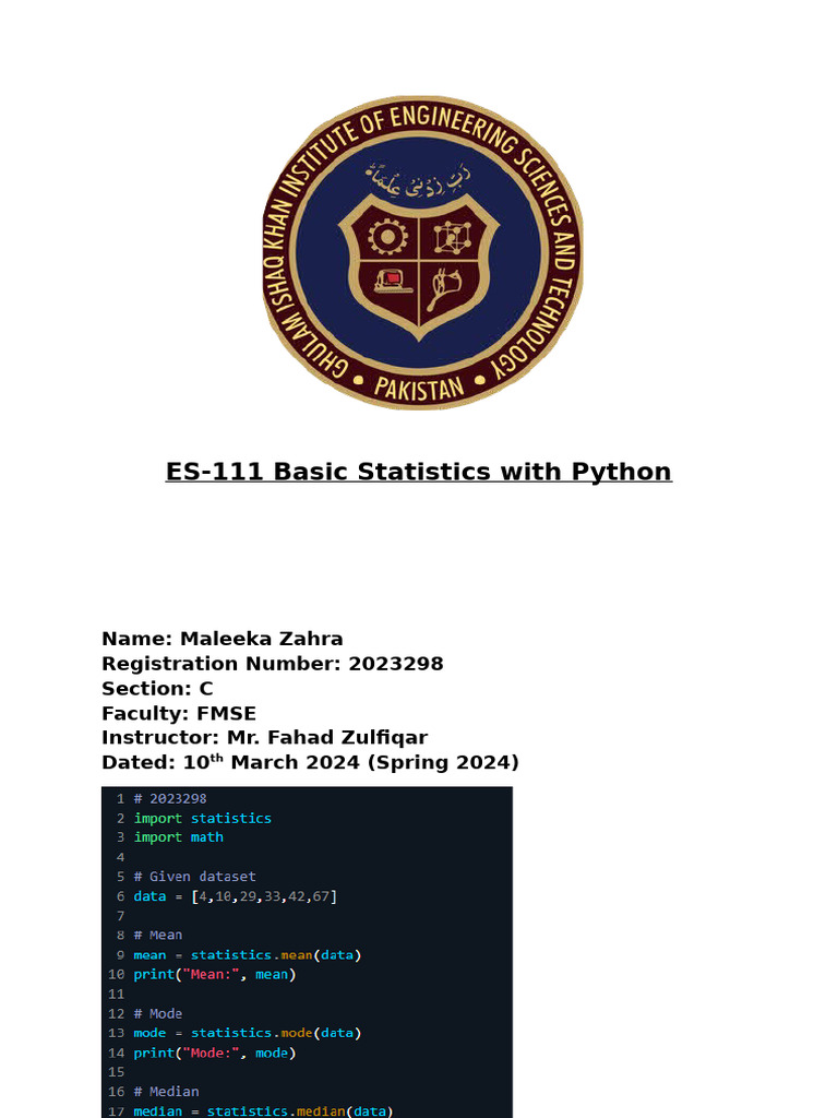 ES-111 Python 2023298 | PDF