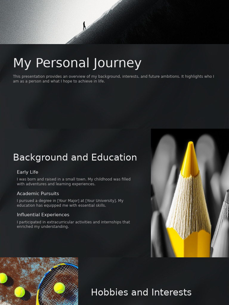 My Personal Journey and Future Goals | PDF