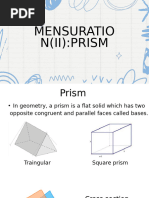 Prismatoid and Truncated Prism Overview | PDF